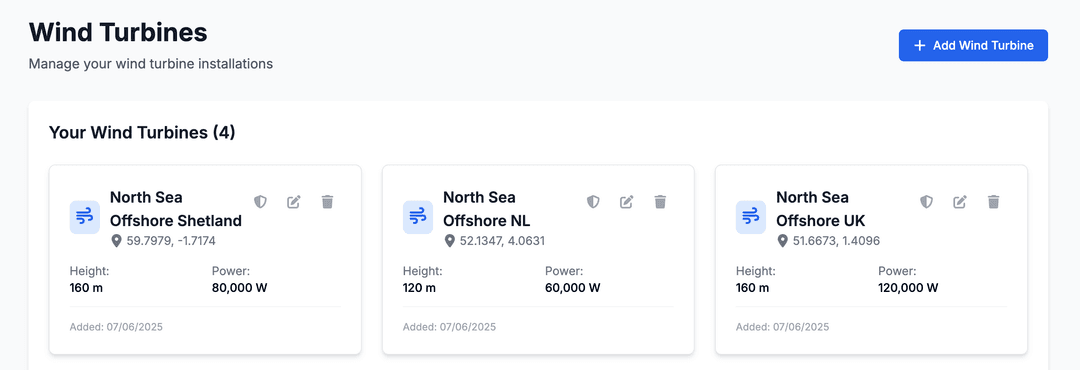 OpenWeather Energy Dashboard - Complete User Guide